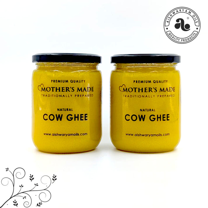 Cow Ghee Multi Pack (500ml Pack of 2) – Aishwaryam Oils