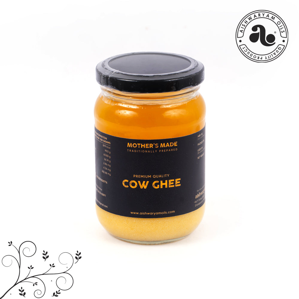 Cow Ghee 250ml (Glass Bottle) – Aishwaryam Oils